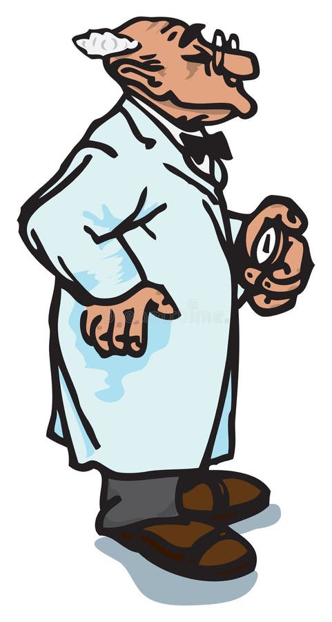 Old professor stock vector. Illustration of researcher - 21456789