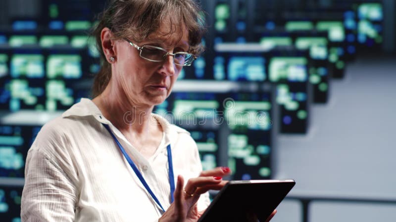 Programmer Doing Regular Server Upgrades Stock Footage - Video of ...