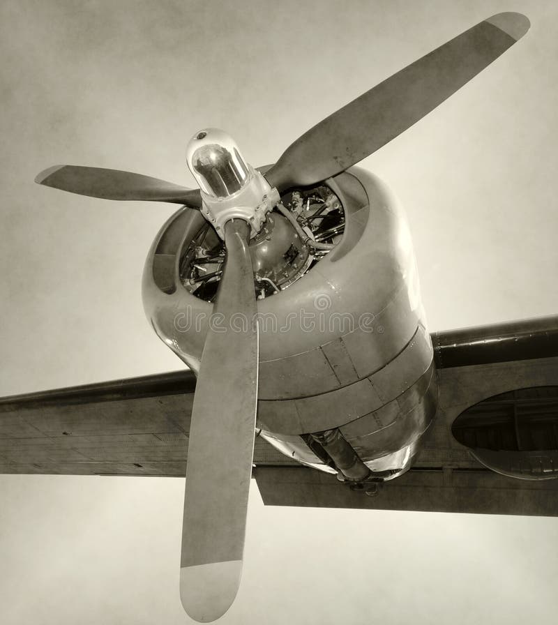 Old propeller stock photo. Image of bomber, aircraft - 12792756