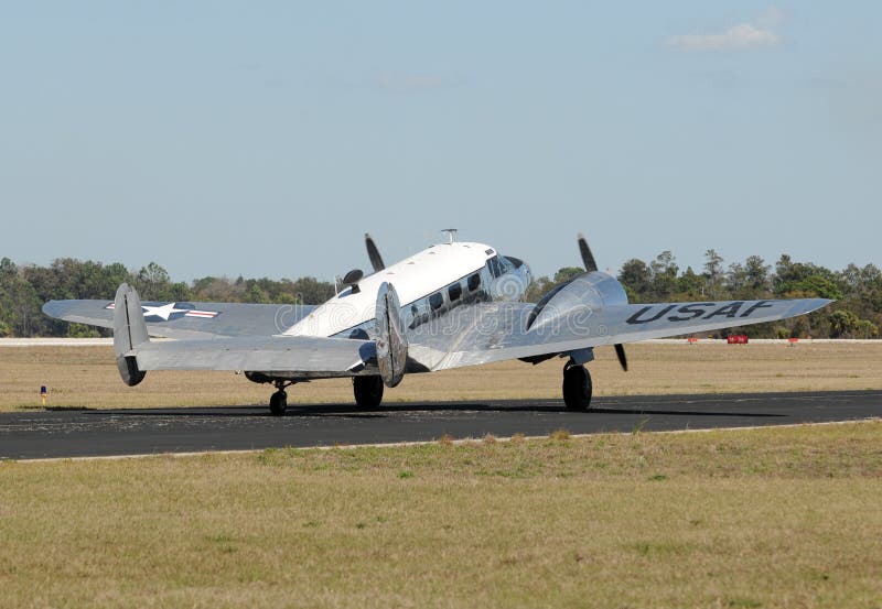 Old propeller airplane stock image. Image of transport - 28541415