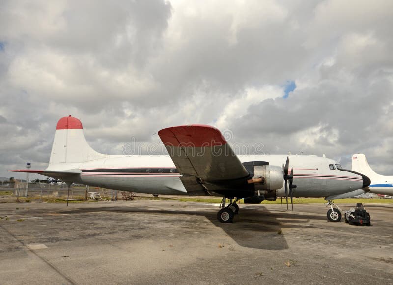 Old propeller airplane stock image. Image of turboprop - 37407583