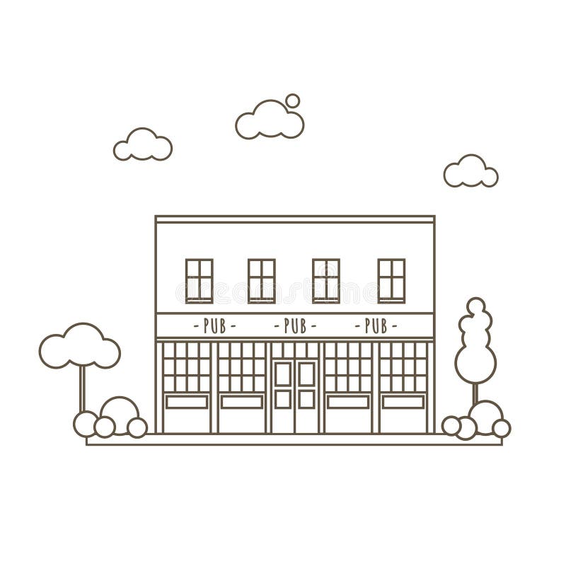 Cartoon Pub Building Stock Illustrations – 514 Cartoon Pub Building ...