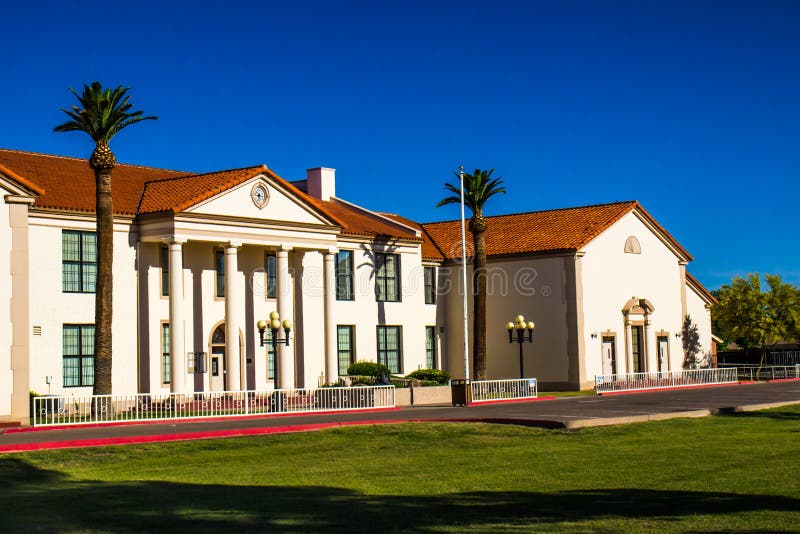 Old Public Two Story School Building Stock Photo - Image of drop, drive ...