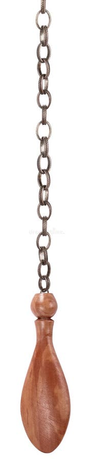 Old Pull Chain with Wooden Handle Stock Image - Image of wood, chain ...