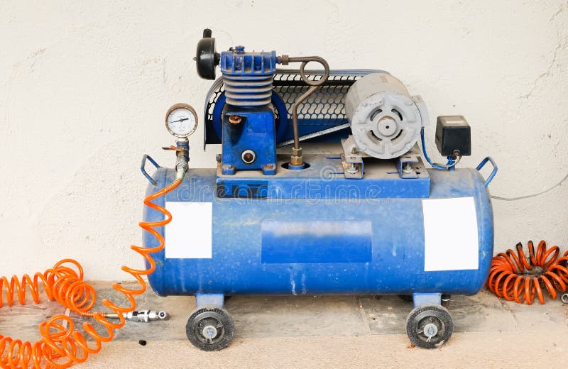 Powerful compressor stock photo. Image of electrical - 12595212