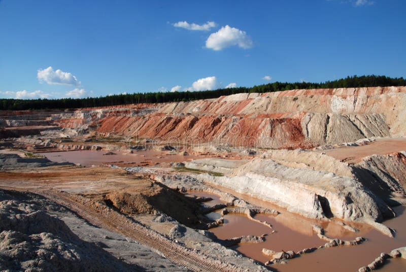 Old quarry stock image. Image of surface, resource, industrial - 12359499