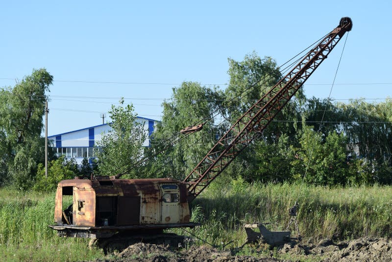 Old Dragline Excavator Stock Photos - Free & Royalty-Free Stock Photos ...