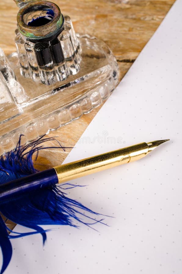 Old quill pen stock photo. Image of vintage, writer - 130887174