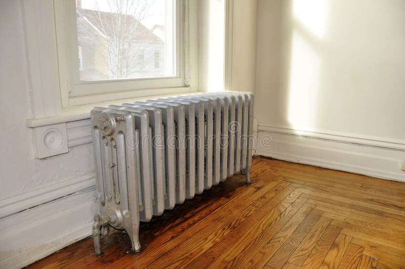Old radiator stock photo. Image of warm, iron, heat, antique - 7633678