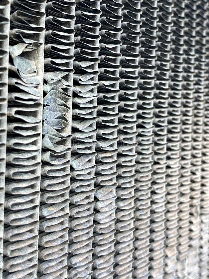 Old Radiator Grille Texture Stock Image - Image of abstract, metallic ...