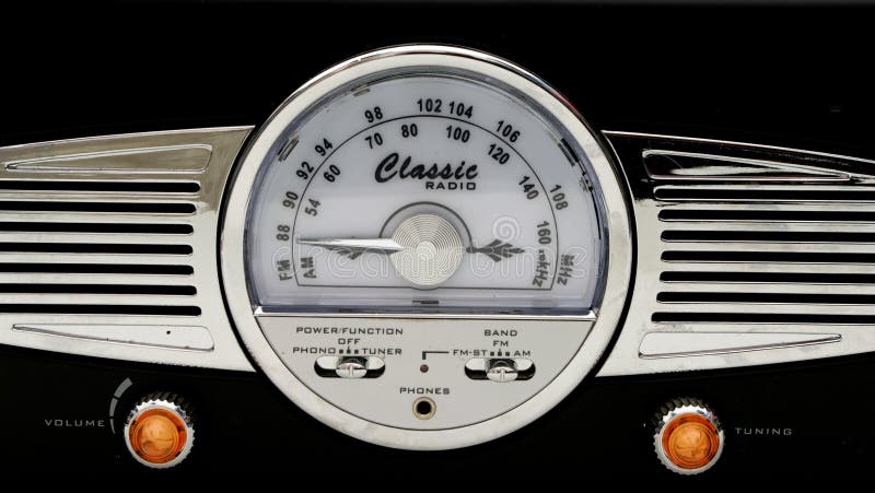 Old radio stock photo. Image of isolated, broadcast, antique - 12212752