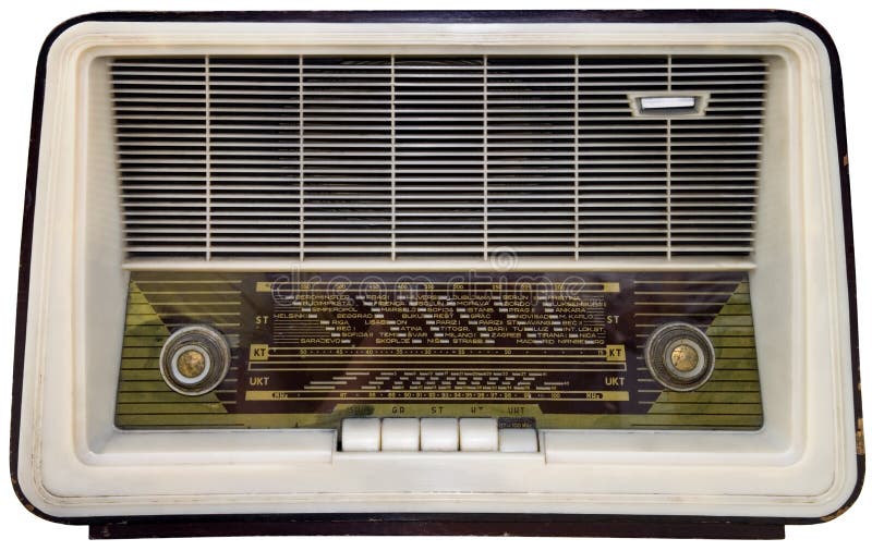 Old radio stock photo. Image of device, antique, electrical - 15232204
