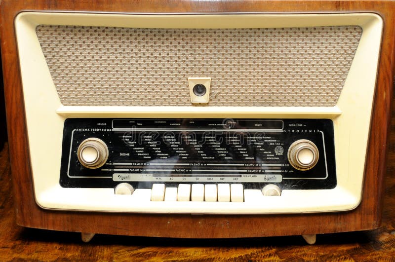 Old radio stock photo. Image of styled, radio, imagery - 16757100