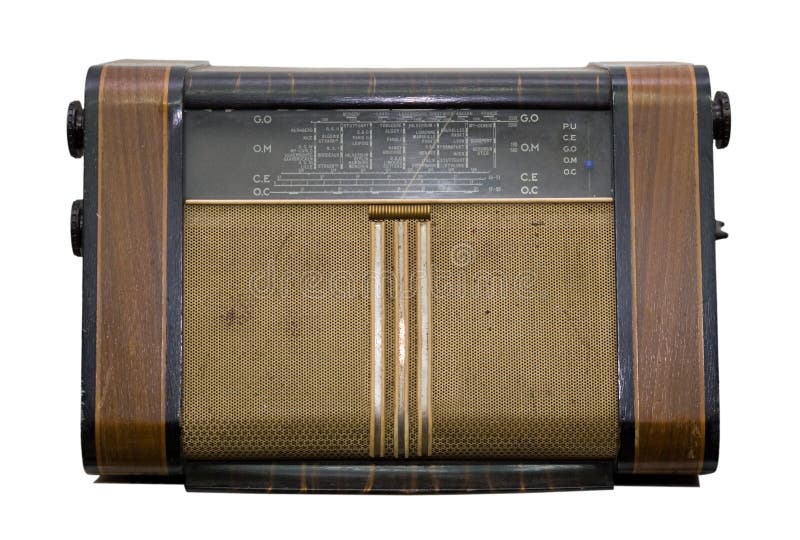 Old radio stock photo. Image of history, sound, isolated - 2270236