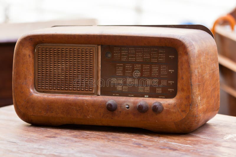 Old radio stock photo. Image of radio, antique, communicate - 25544668