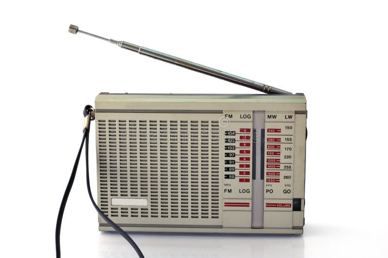 Old radio stock photo. Image of vintage, music, antenna - 3211370