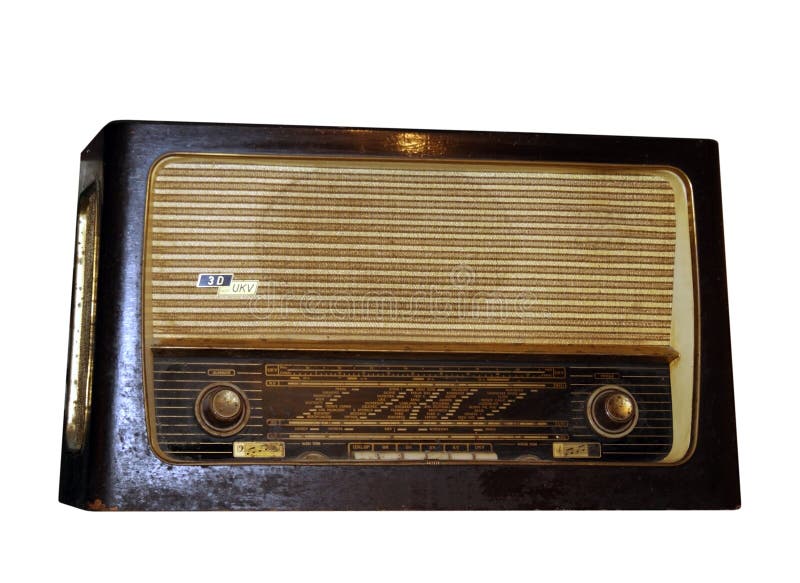 Old radio stock image. Image of 1940, broadcasting, radio - 4107785