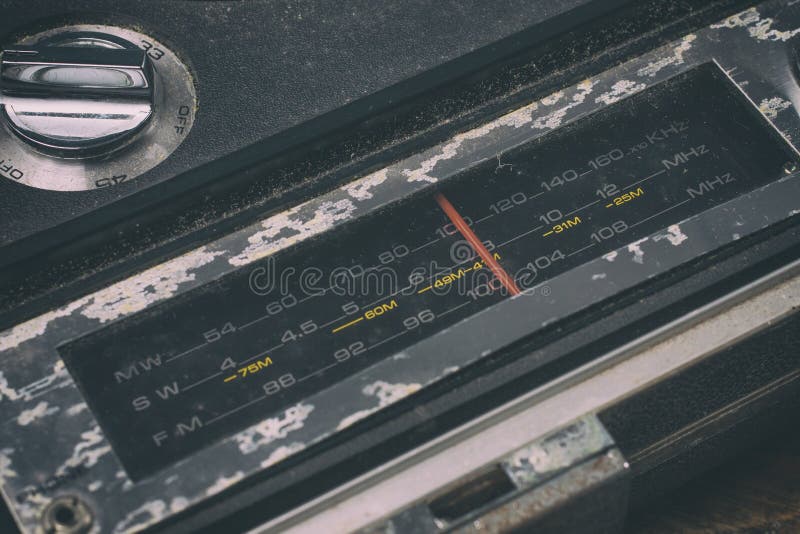 Old Radio frequency stock image. Image of listen, hifi - 71001965