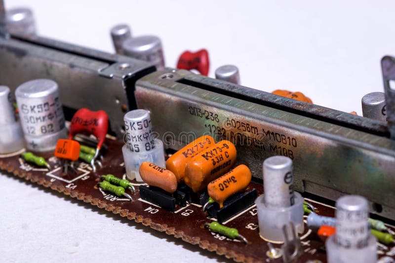 Old radio parts editorial photo. Image of metal, industry - 388698011