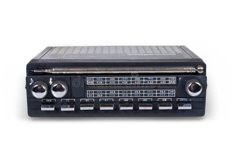 Old radio set stock image. Image of gritty, antique, dirt - 15072151