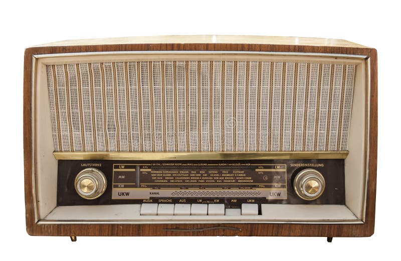 Old radio set stock photo. Image of rare, grid, knob - 31609028