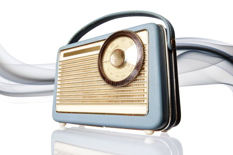 Retro radio stock photo. Image of listen, retro, musical - 1064654