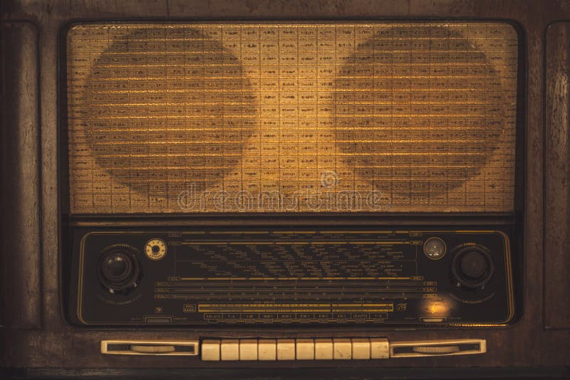 Old radio texture scan stock photo. Image of scan, receiver - 22519338
