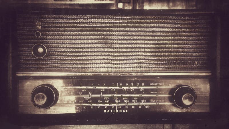 Old radio transistor editorial stock photo. Image of radio - 46199483
