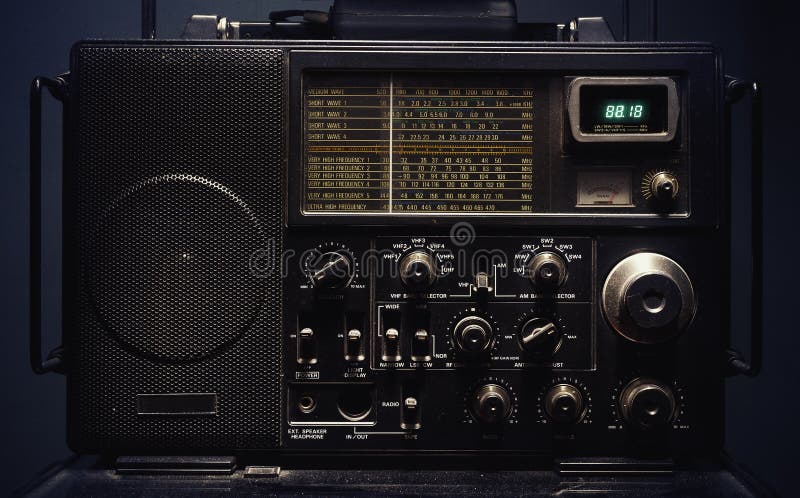 Radio Transmitter and Receiver Stock Photo - Image of closeup ...