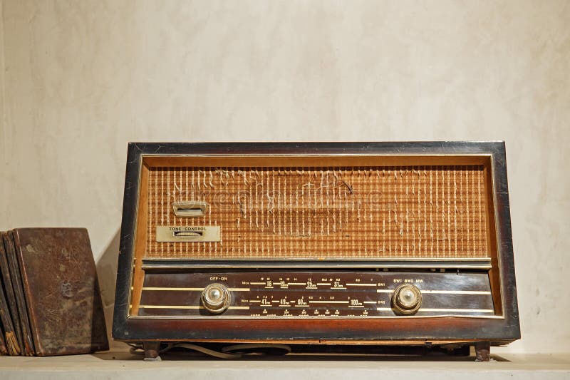 Old radio stock photo. Image of channel, communication - 10198826