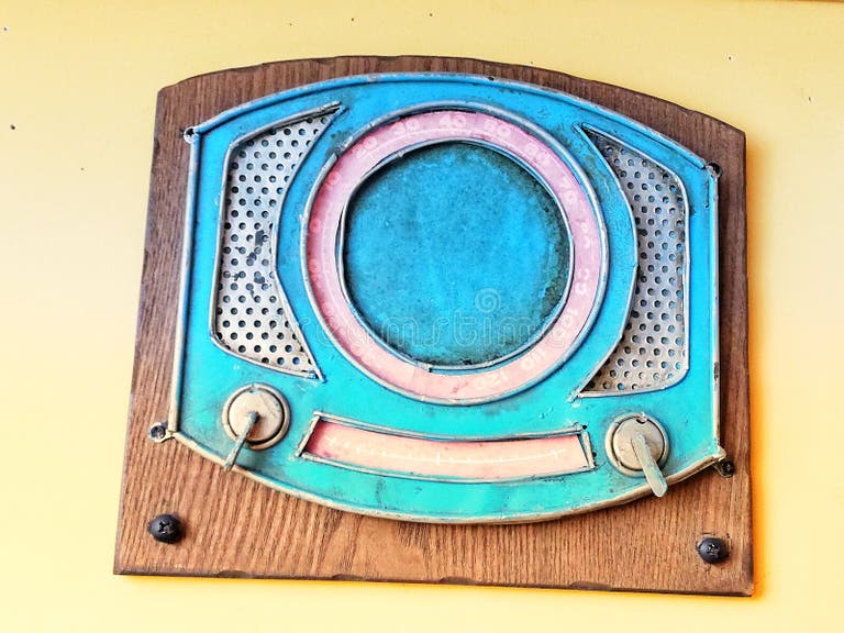 Old radio stock photo. Image of wall, radio, energy - 116859942