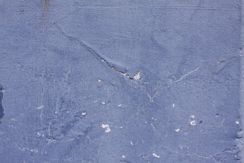 An Old Ragged Blue Plaster Wall Texture - Shabby Wall with Rundown ...