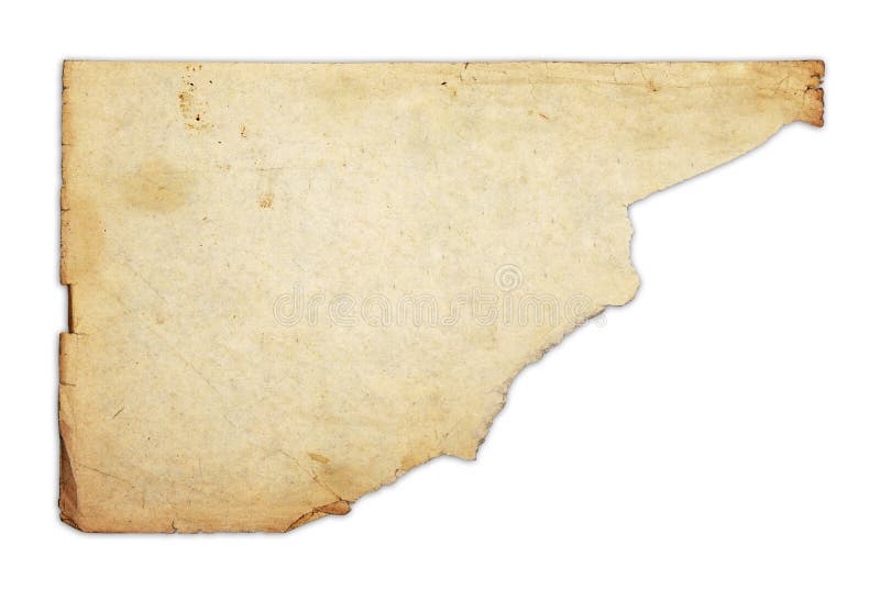 Ragged Old Paper Isolated on White Background Stock Photo - Image of ...