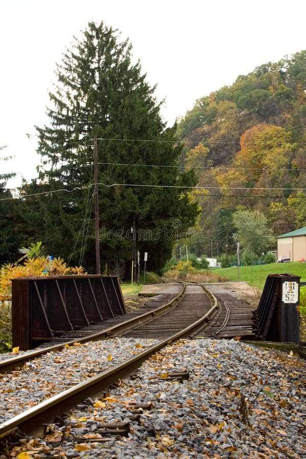 Old Rail road. stock photo. Image of chippings, gauge, bullhead - 531872