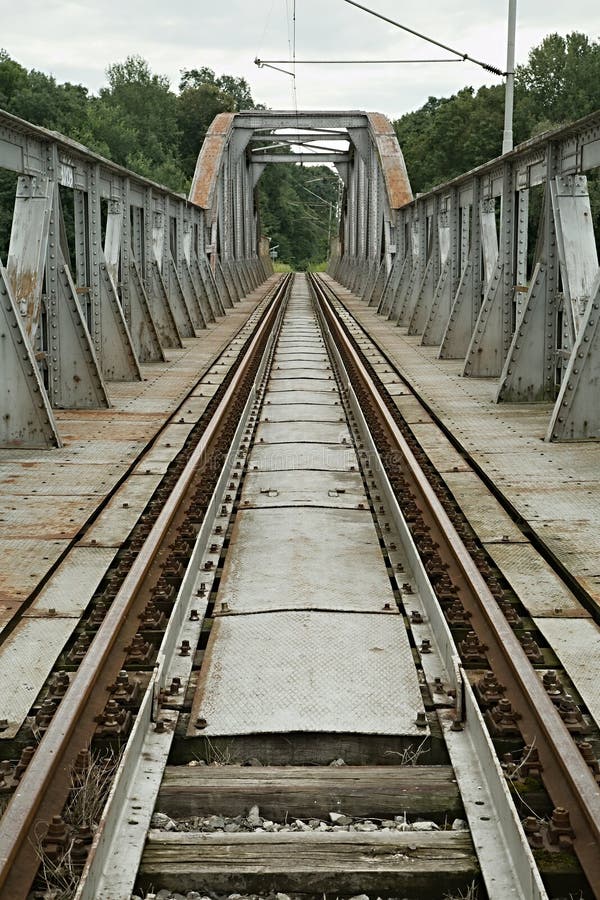 Old Railroad Bridge stock photo. Image of line, railroad - 80106504