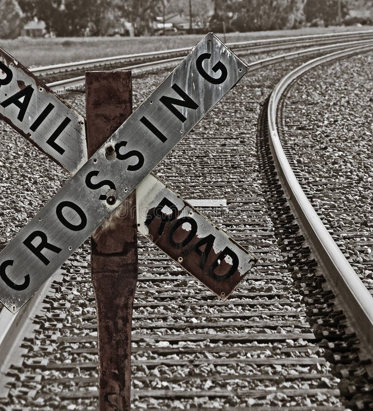5,842 Railroad Crossing Sign Stock Photos - Free & Royalty-Free Stock ...