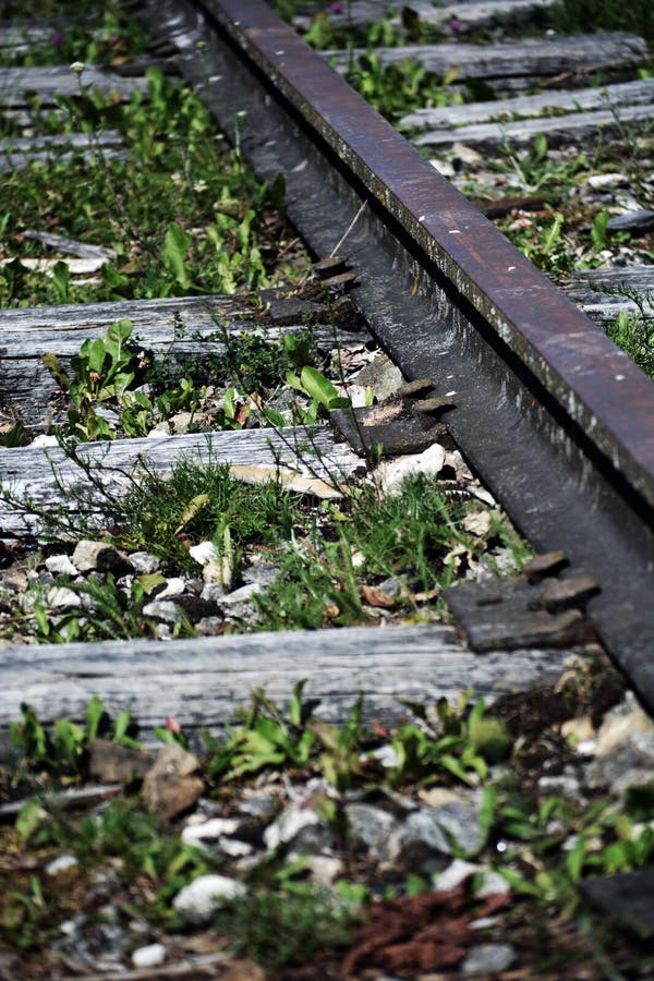 Old railroad stock image. Image of rusty, railroad, track - 75517449