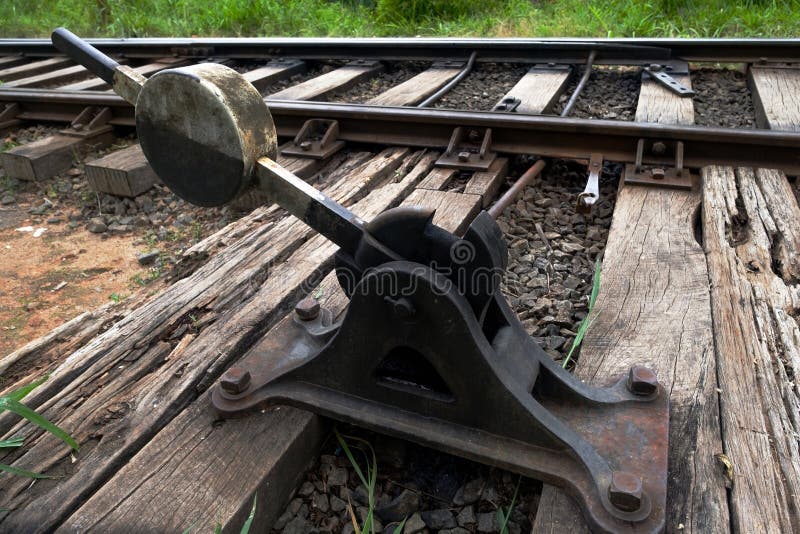 Railroad Change stock image. Image of weeds, abandoned - 42042449