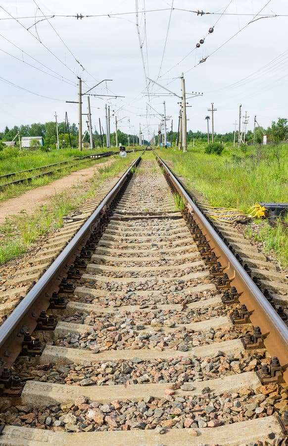 Old railroad track stock photo. Image of transport, transportation ...