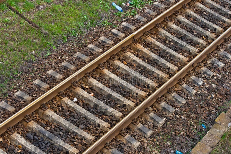 Old railroad tracks stock photo. Image of track, nicolescu - 24583410