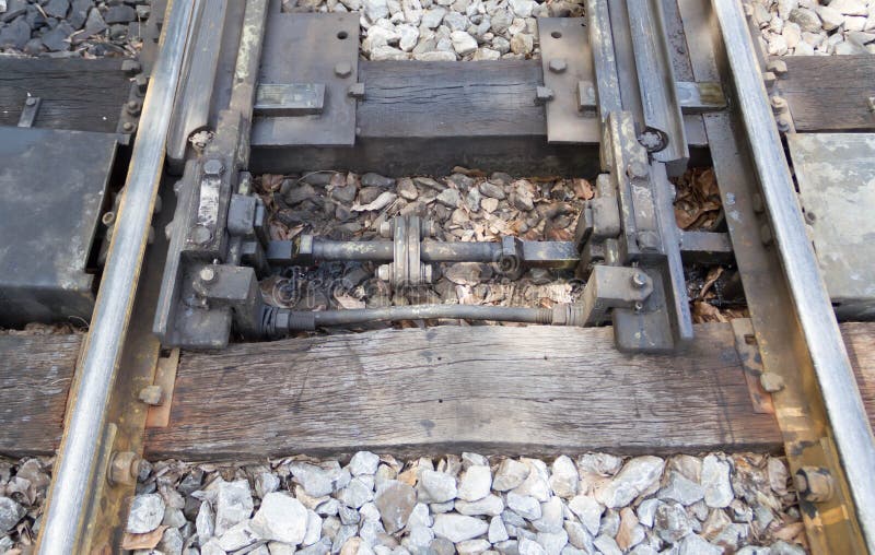The old railroad tracks stock image. Image of steel, train - 58393653