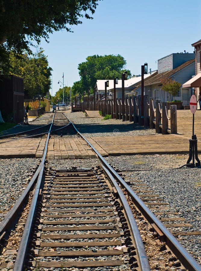 Old Railroad Tracks stock photo. Image of detail, industrial - 31363736