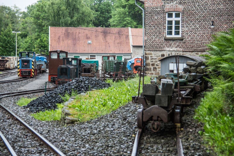 Old Railroad Tracks To the Mining Colliery Editorial Stock Image ...