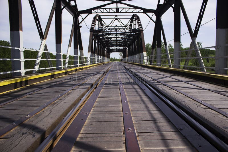 Old railway on bridge stock image. Image of travel, railway - 30977437