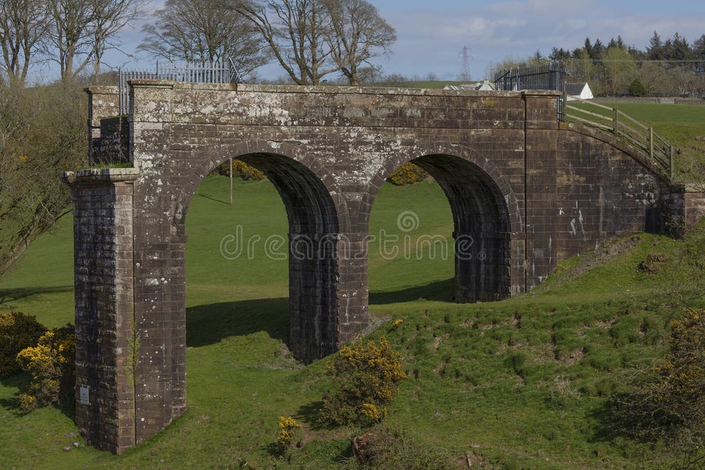 Old Railway Bridge that Ends Abruptly Stock Image - Image of landscape ...