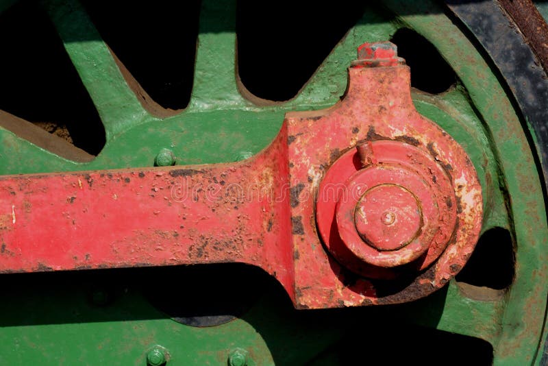 Old Railway Loco Wheel Detail Stock Image - Image of transport, trains ...