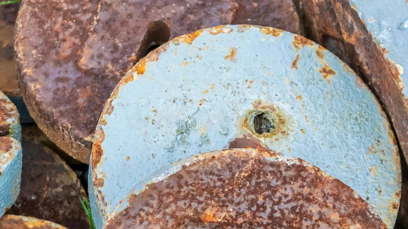 Old Railway Scrap with Poles Stock Video - Video of rust, broken: 363995717