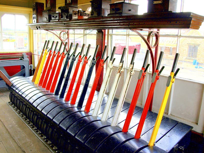 Old railway signal box editorial photography. Image of april - 37748667