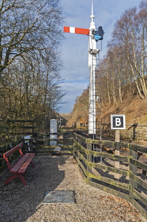 Old Railway Signal at a Junction Stock Photo - Image of transport ...