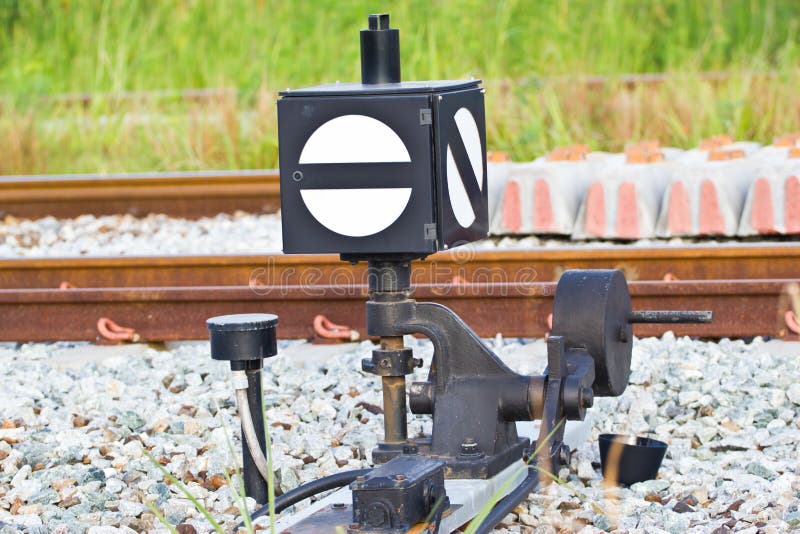 Old Railway Switching Device Stock Photo - Image of shunting, retro ...